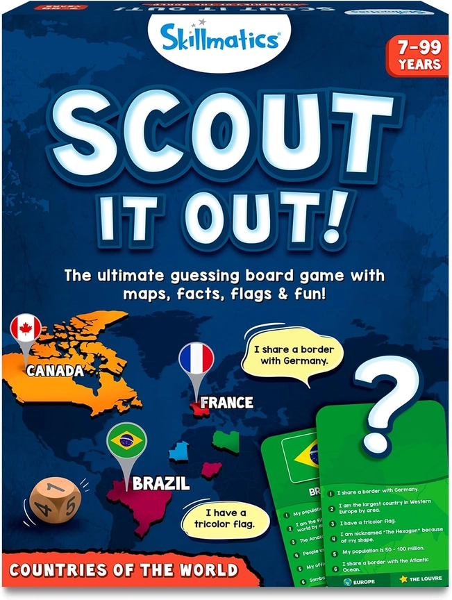 Skillmatics - Scout It Out - Countries of the World Game