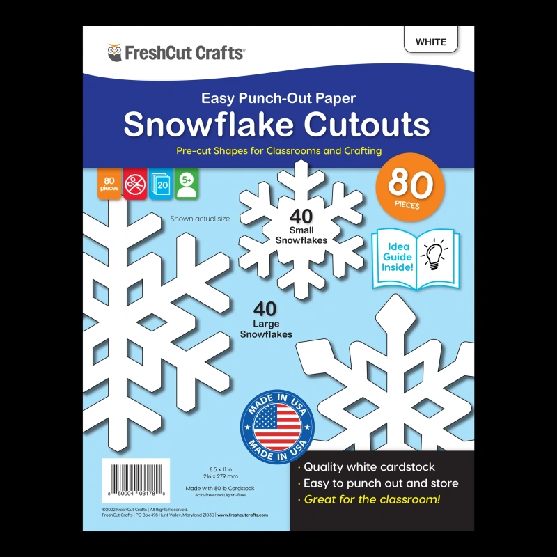 Snowflake Paper Cutouts