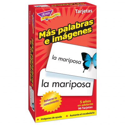 Spanish More Picture Words Skill Drill Flash Cards