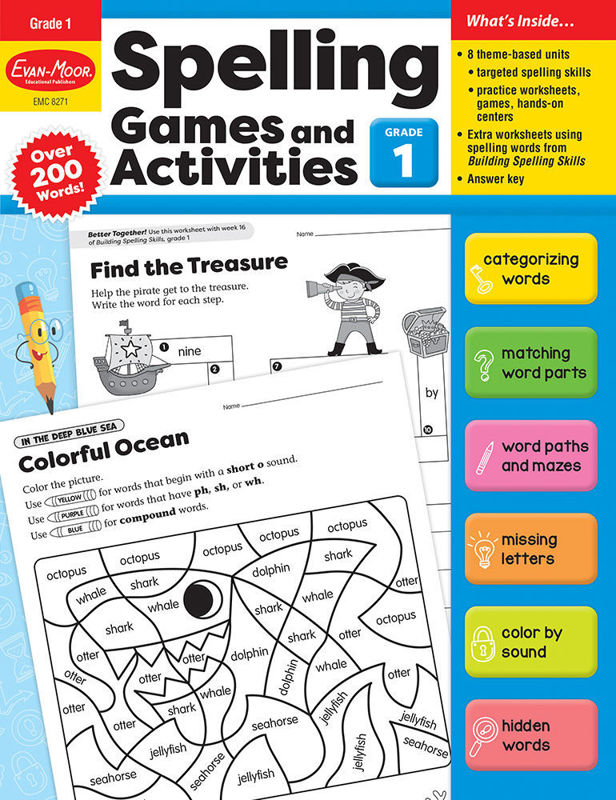 Grade 1 Spelling Games & Activities | Theme-Based Practice