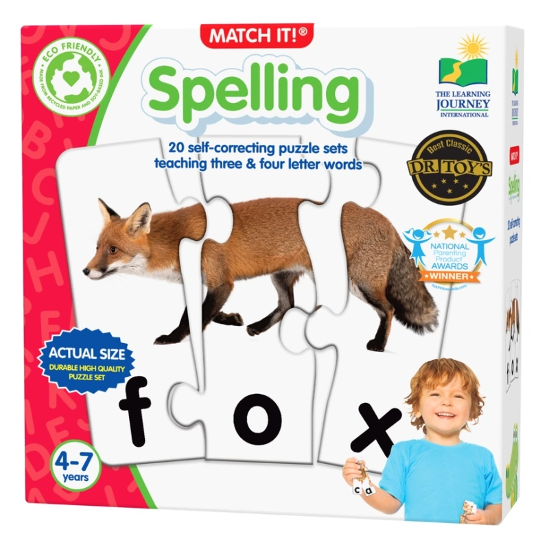 Spelling Match It – Learning Journey International Grades A4–A7