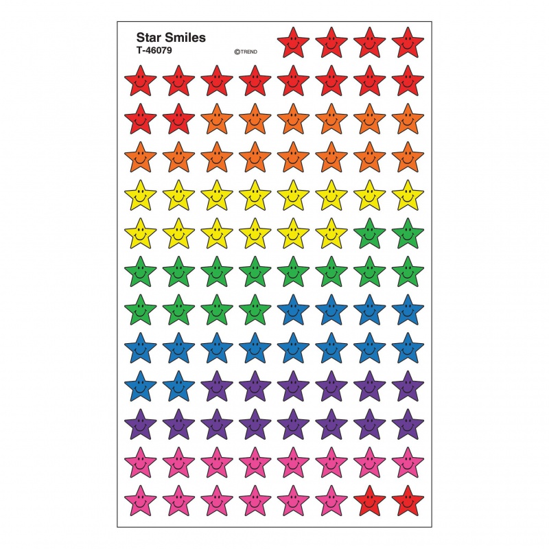 Star Smiles SuperShape Sticker – Trend Enterprises, Inc