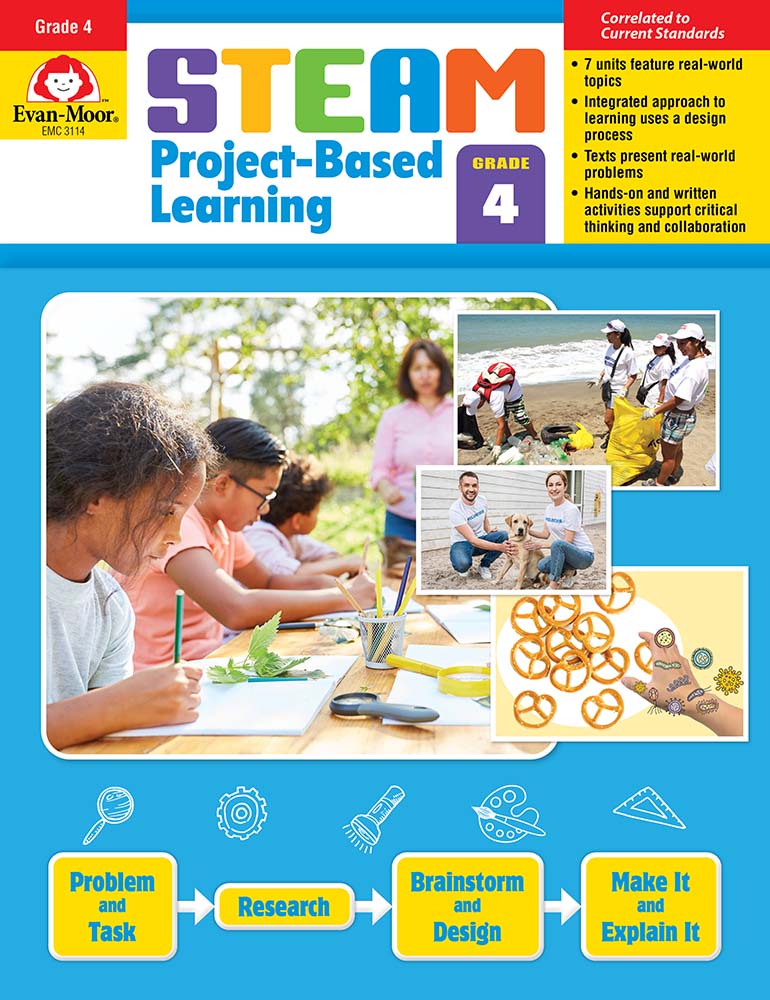 STEAM Project Based Learning Workbook | Grade 4 Activities