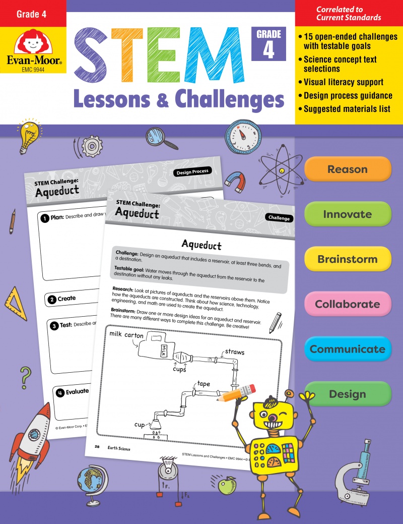 STEM Lessons & Challenges, Grade 4 – Evan-Moor