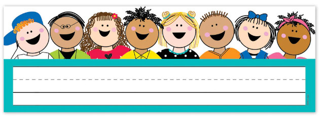 Stick Kids Desk Nameplates