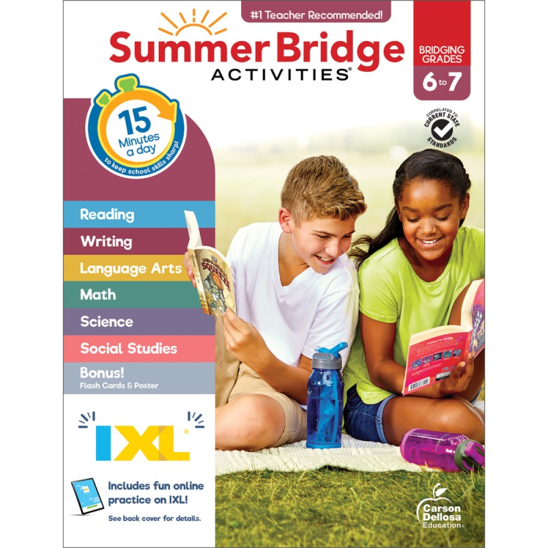 Summer Bridge Workbook Grades 6-7 | Summer Learning Activities