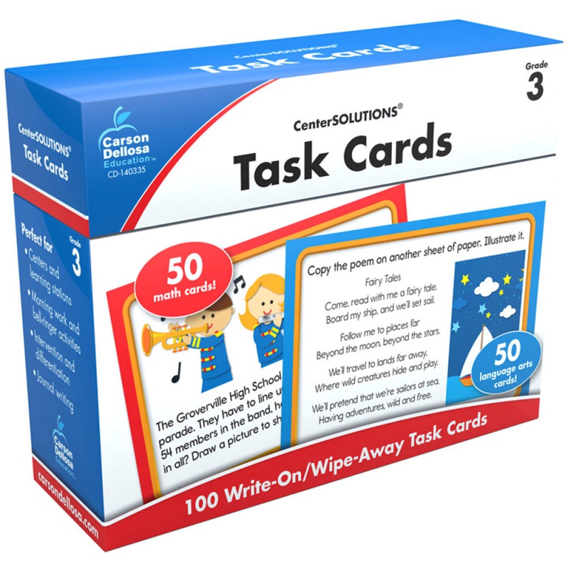 Grade 3 Task Cards for Language Arts & Math | TeachingStuff