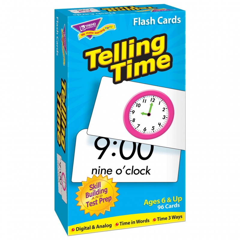 Telling Time Flash Cards