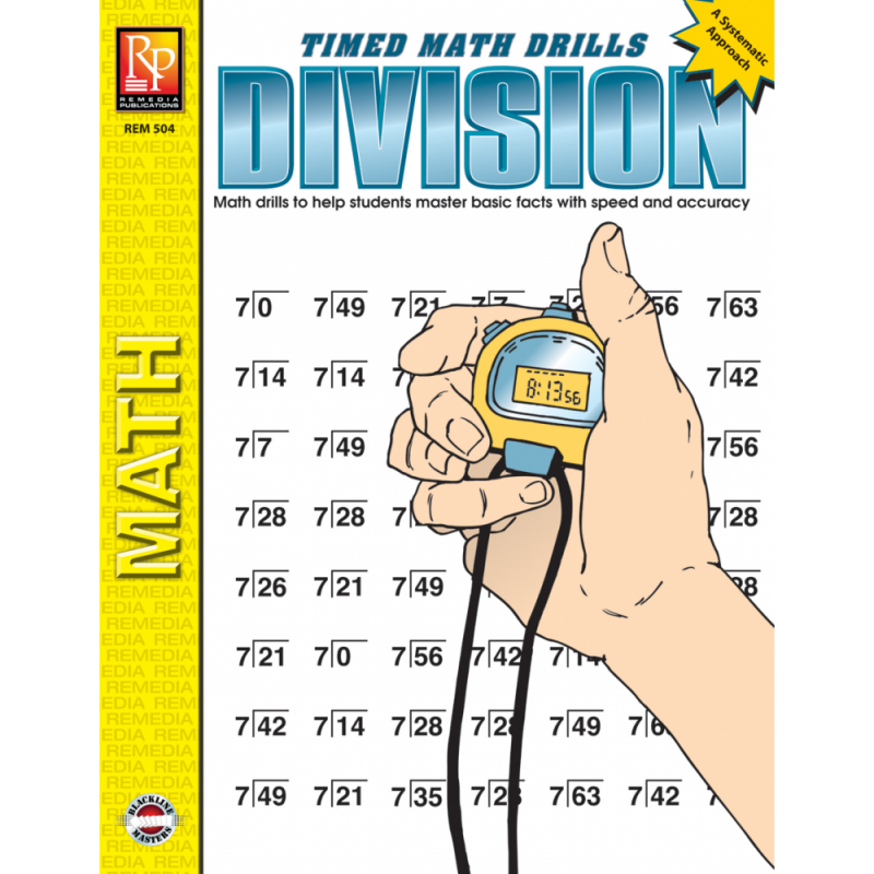 Timed Math Drills Division Book | Grade 6 | TeachingStuff