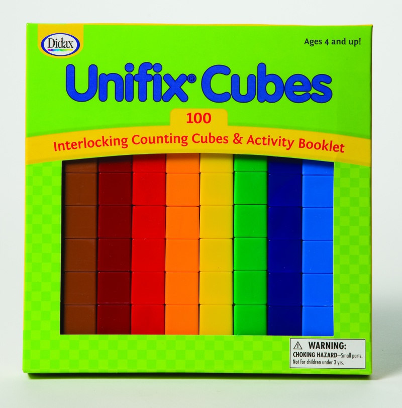 Unifix Cubes 100-Piece Set for Early Math | Ages 4-Grade 4