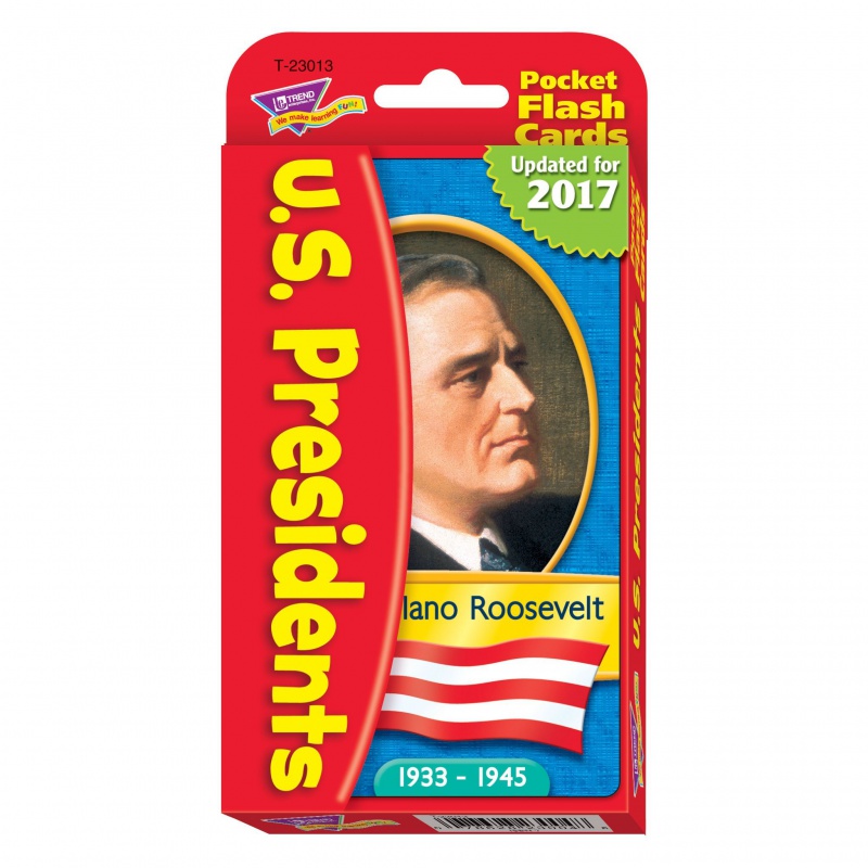 U.S. Presidents Pocket Flash Cards