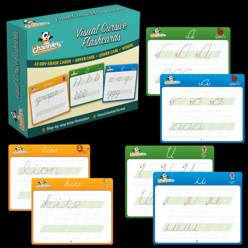 Dry Erase Cursive Practice Cards | All Grades Handwriting