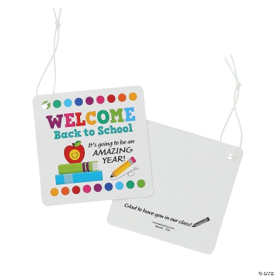 Welcome Back to School Gift Tags Set of 24