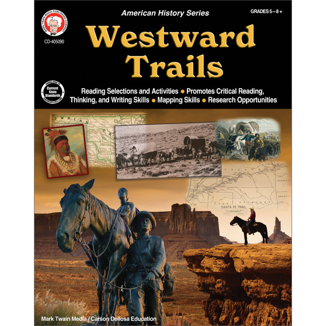 Westward Trails Workbook – Mark Twain Publishing Grades 5–12