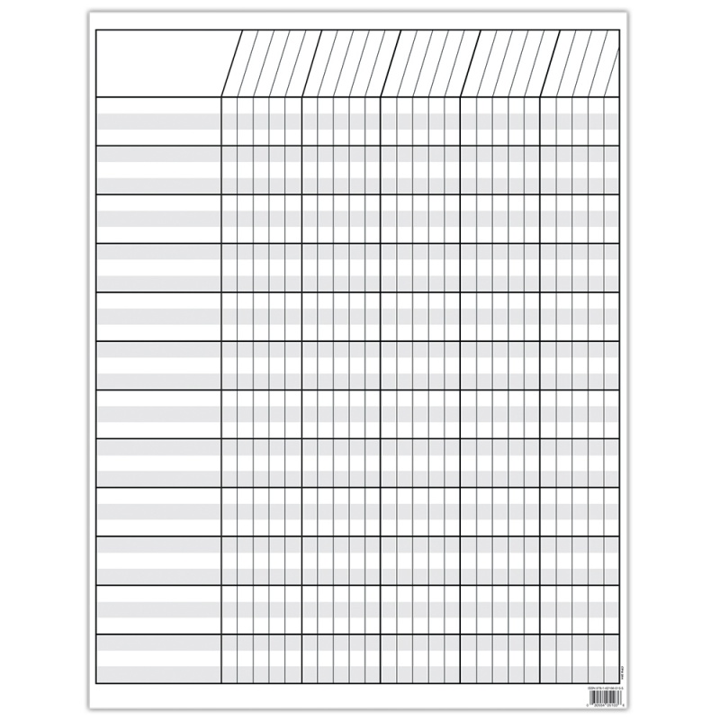 White Incentive Chart for Student Progress Tracking | All Grades