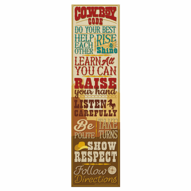 Wild Wild Classroom Cowboy Code Banner