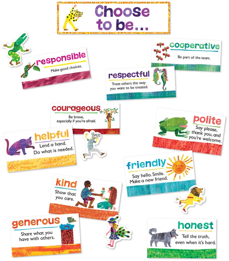 World of Eric Carle Positive Character Traits – Carson Dellosa