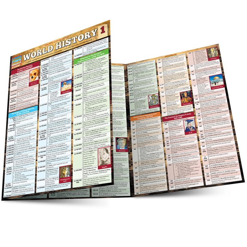 World History 1 Quick Study Guide – Bar Charts Publishing