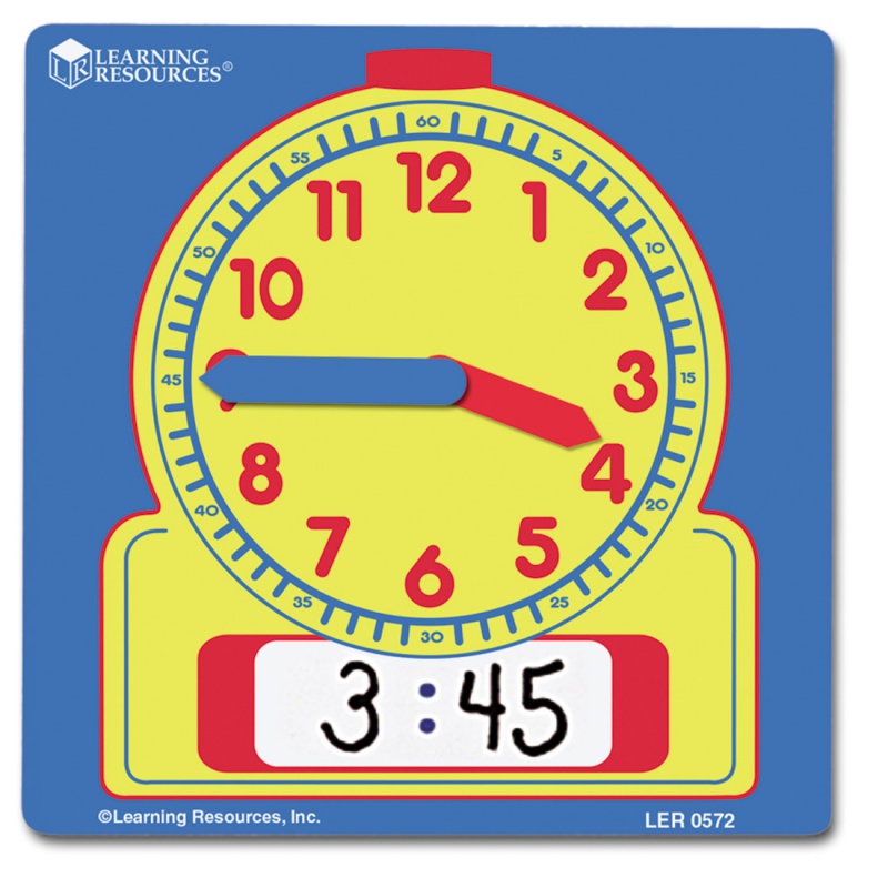 Write-On/Wipe-Off Student Clocks, Set of 10 – Learning Resources