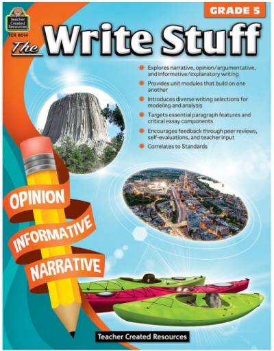 Write Stuff Grade 5 Writing Skills Workbook | Elementary