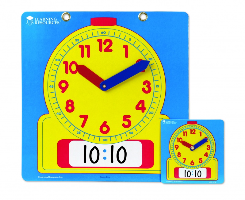 Write & Wipe Clocks Set for Time Telling | Ages 5-9